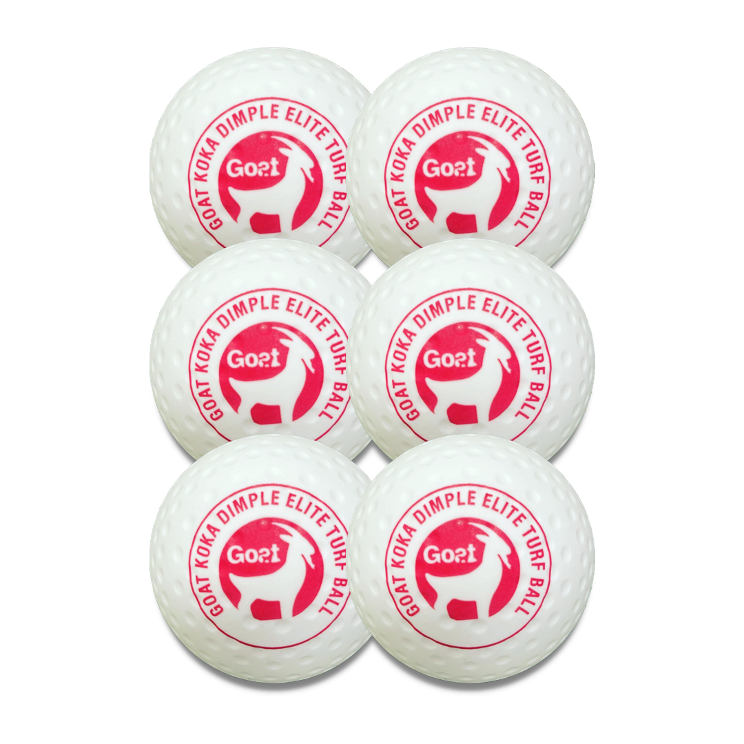 GOAT® 6-pack KOKA Dimple Elite Turf Ball | White